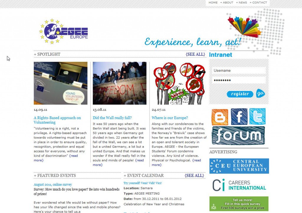 About AEGEE – Les Anciens d'AEGEE